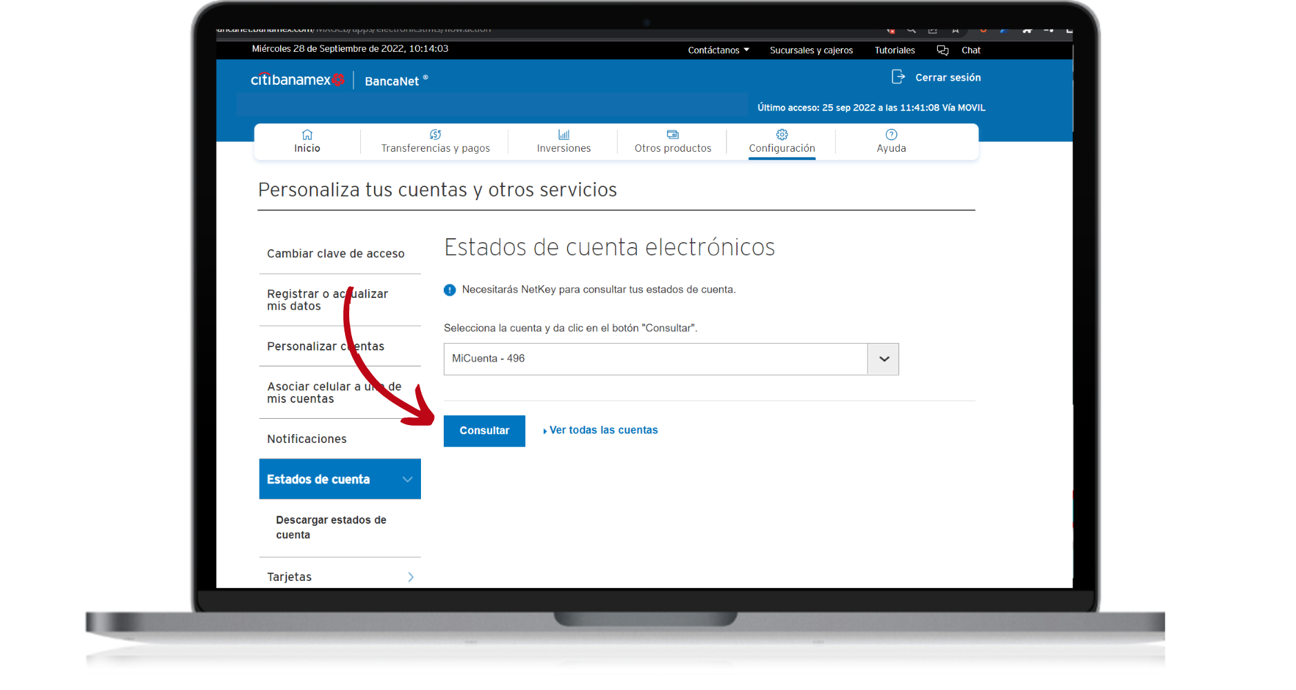 Cómo Abrir Mi Estado De Cuenta Citibanamex Por Correo Sin Contraseña